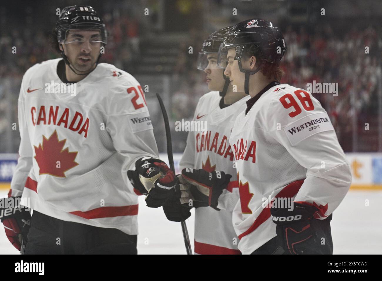 Prague, Czech Republic. 11th May, 2024. Great Britain vs Canada group A ...