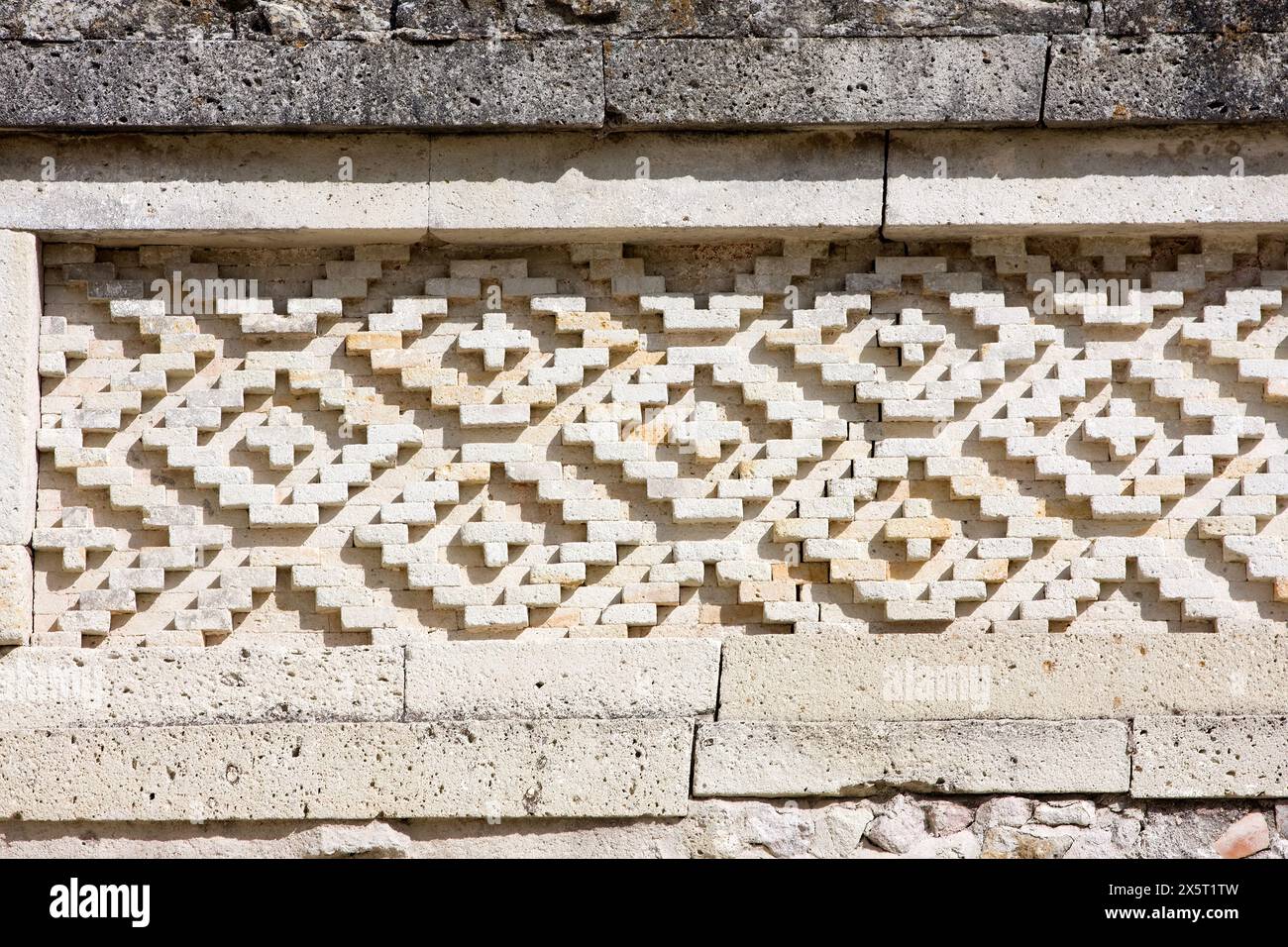 Mitla, Oaxaca, Mexico. Courtyard C, Traditional Geometric Zapotec ...
