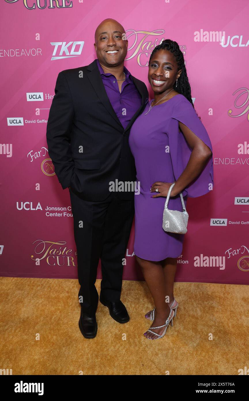 BEVERLY HILLS, CA - May 10: John Malonson, Medell K. Briggs-Malonson at ...