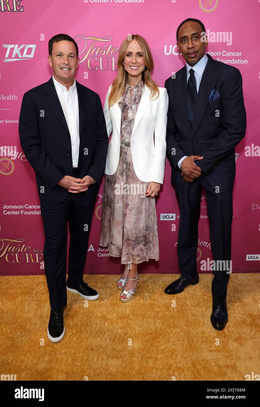 BEVERLY HILLS, CA - May 10: Jay Sures, Dana Walden, Stephen A. Smith at ...