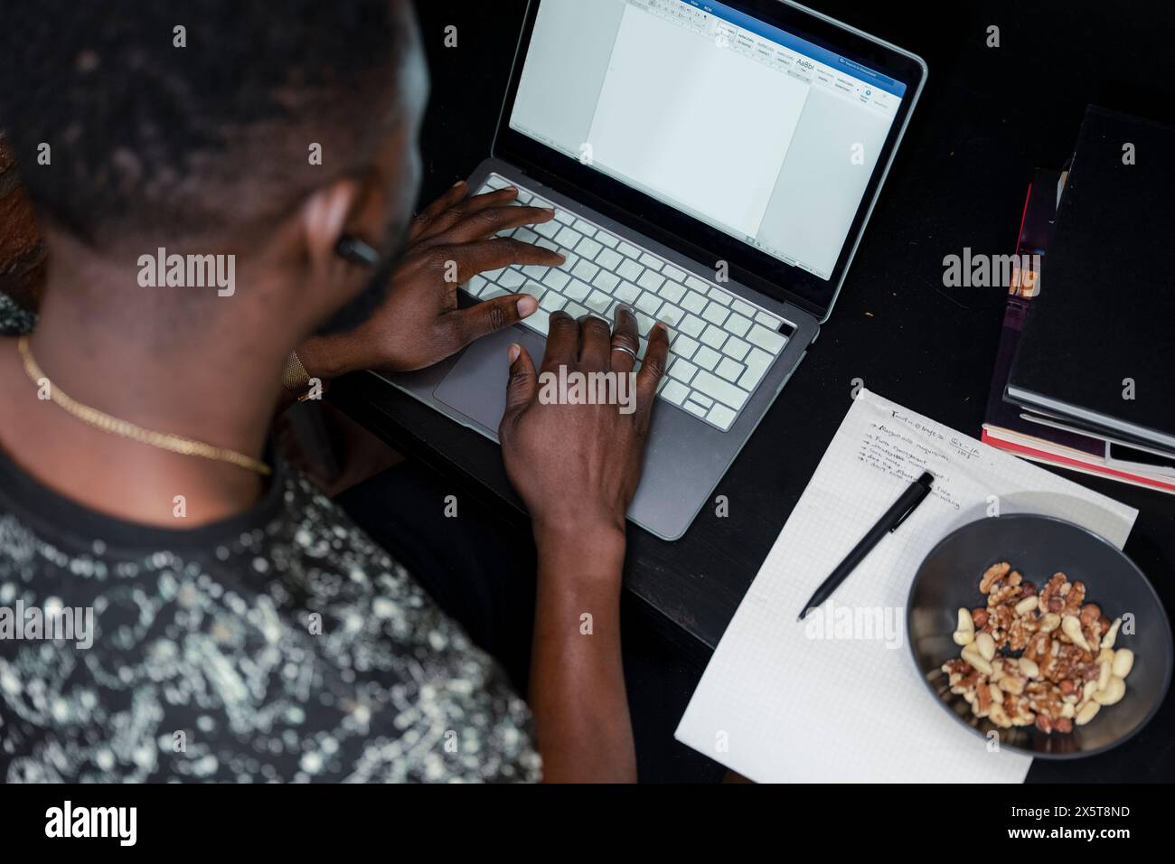 Studying typing hi-res stock photography and images - Alamy