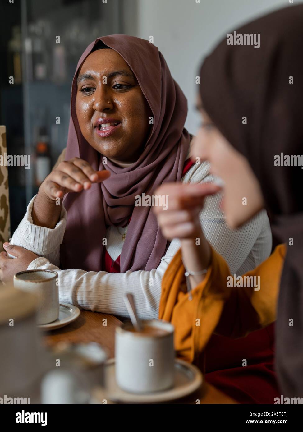 Women having tea hi-res stock photography and images - Alamy