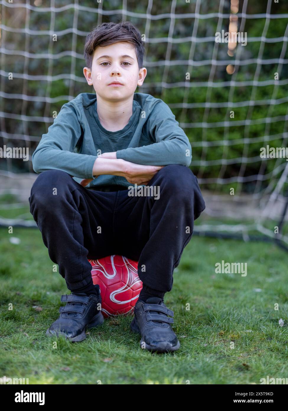 Back view full length football soccer hi-res stock photography and ...