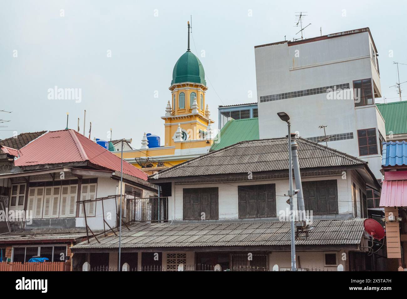 Bangkok, Thailand - January 31, 2024: Maha Nak mosque, a view from ...