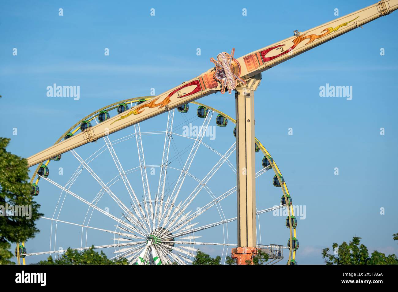 Spring fun fair , Stuttgarter Fruehlingsfest Stuttgart, Germany Stock ...
