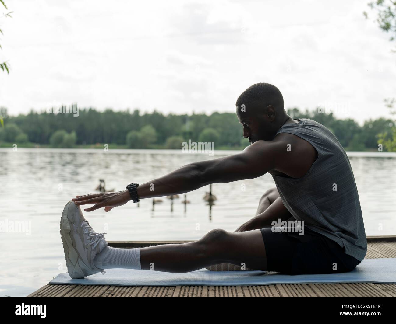 Top view jetty on side hi-res stock photography and images - Alamy