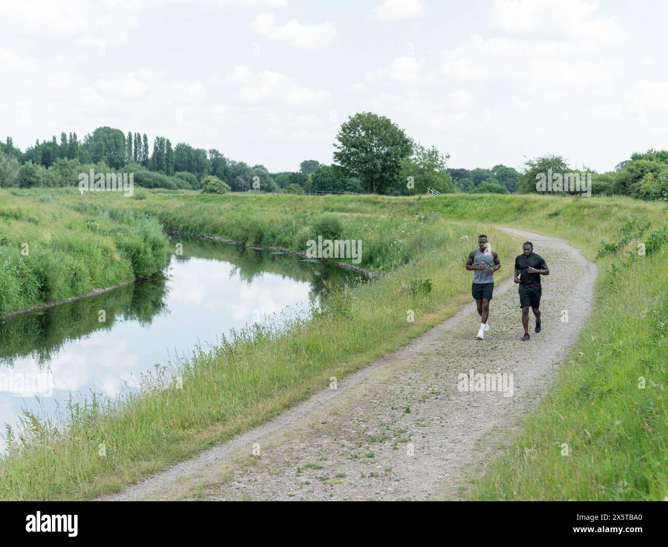 Two men by river hi-res stock photography and images - Alamy