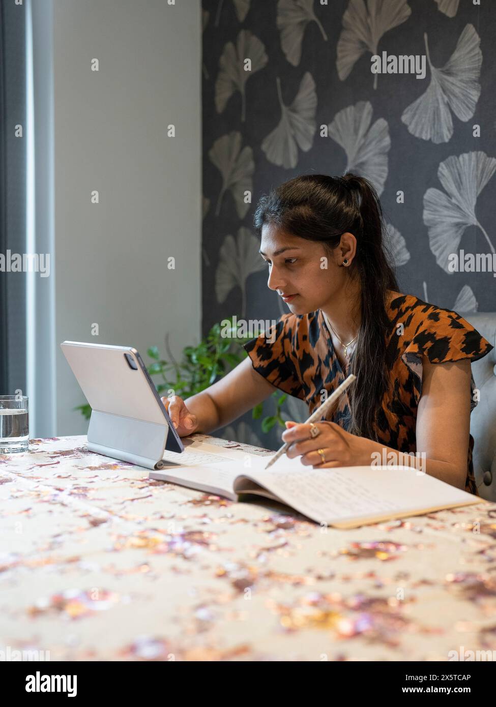 Indian woman sitting on home hi-res stock photography and images - Alamy