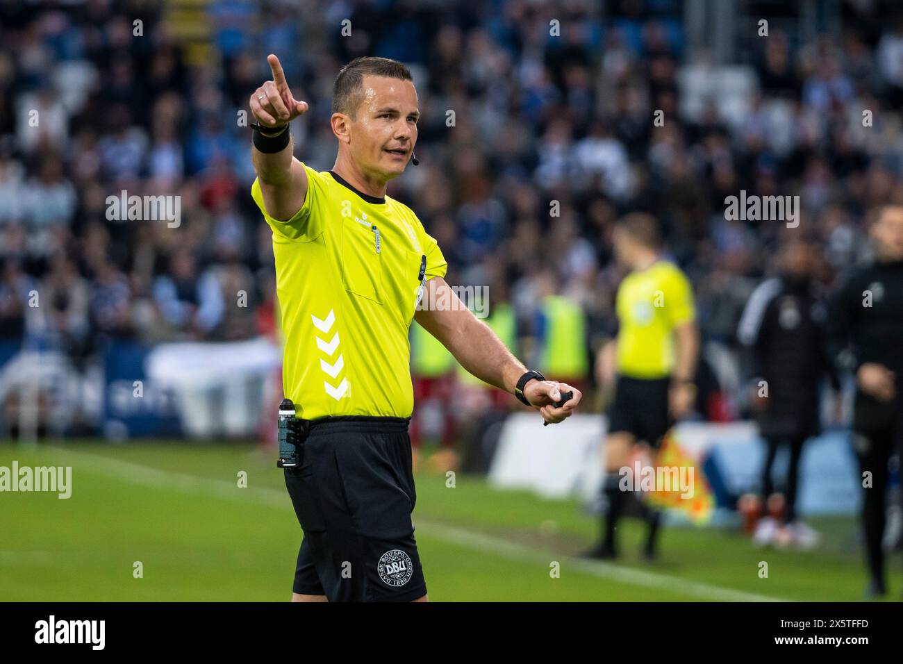 Odense, Denmark. 10th May, 2024. Referee Morten Krogh seen during the ...
