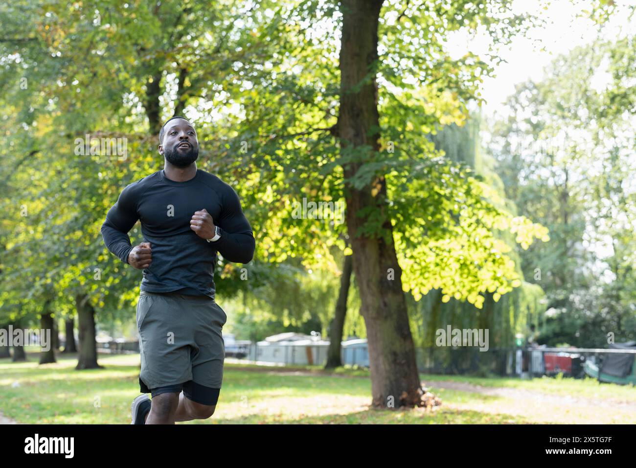 Black jogging shorts hi-res stock photography and images - Alamy