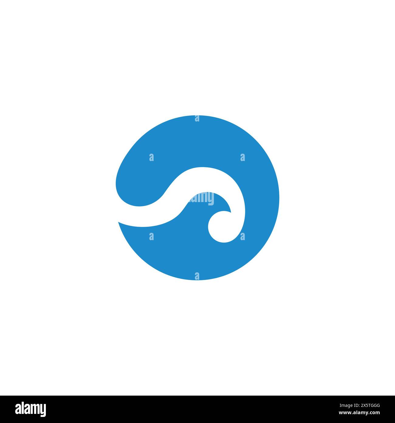 circle motion waves blue logo vector Stock Vector Image & Art - Alamy