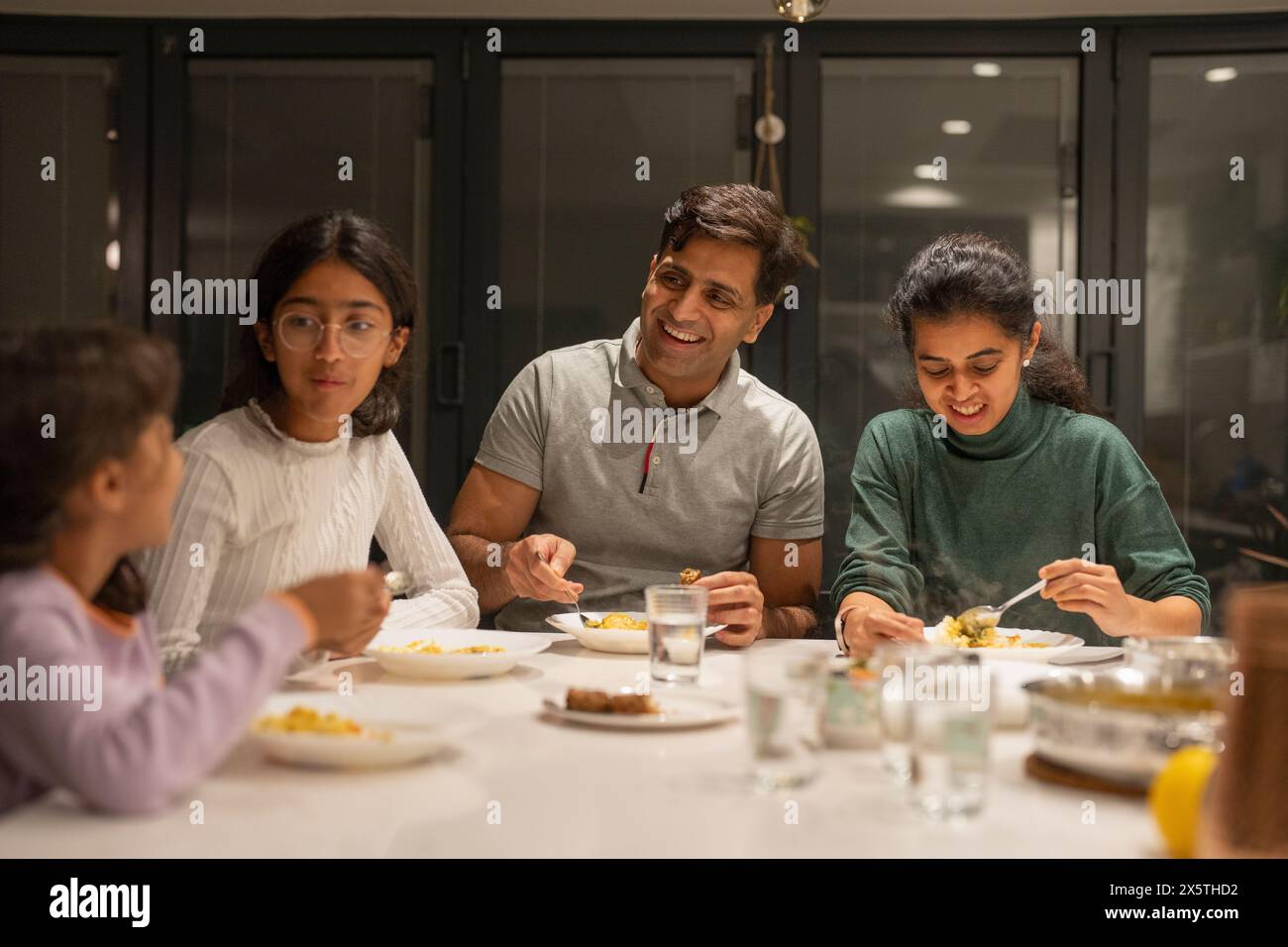 Indian family eating 2023 hi-res stock photography and images - Alamy