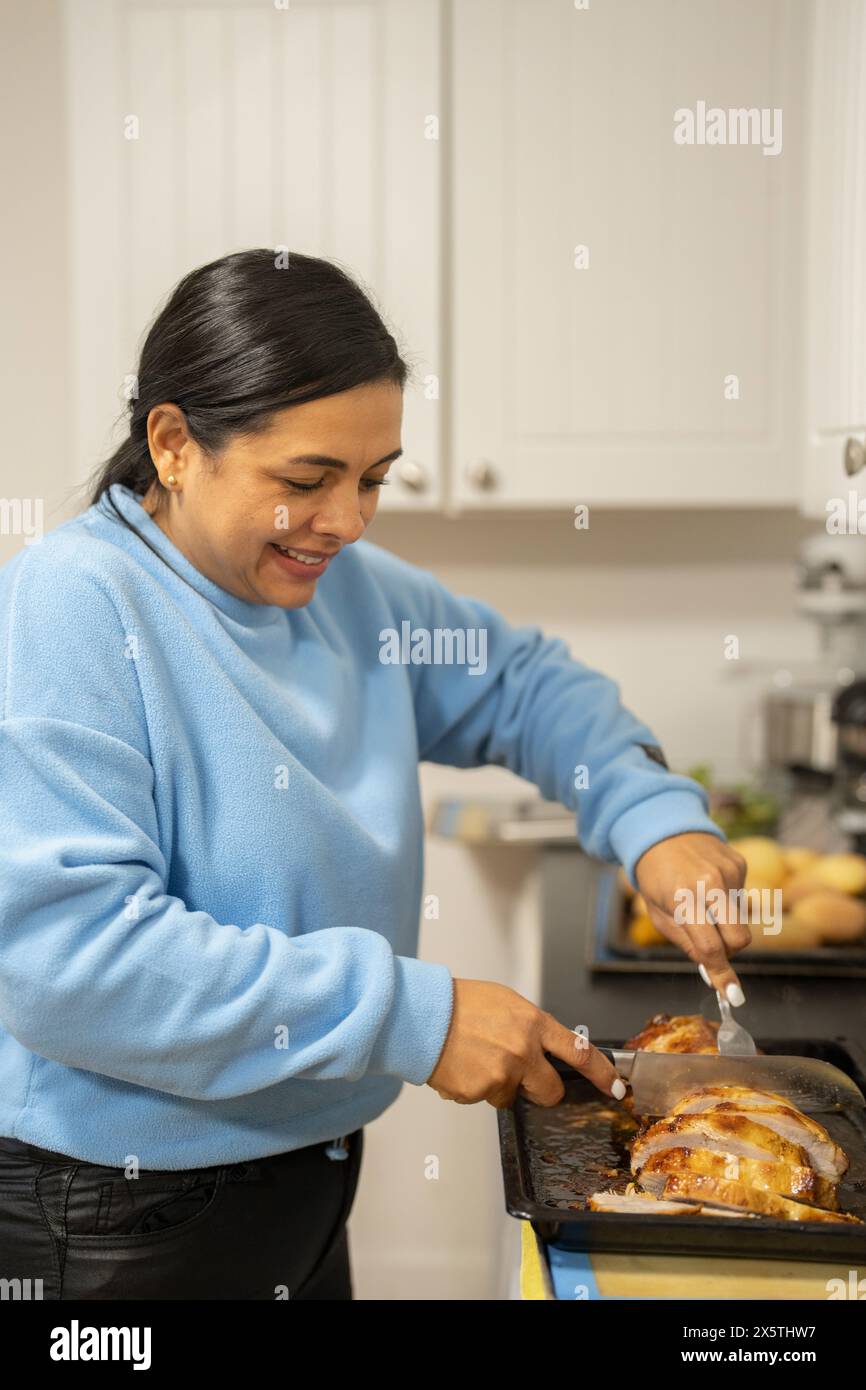 Meat counter woman hi-res stock photography and images - Alamy