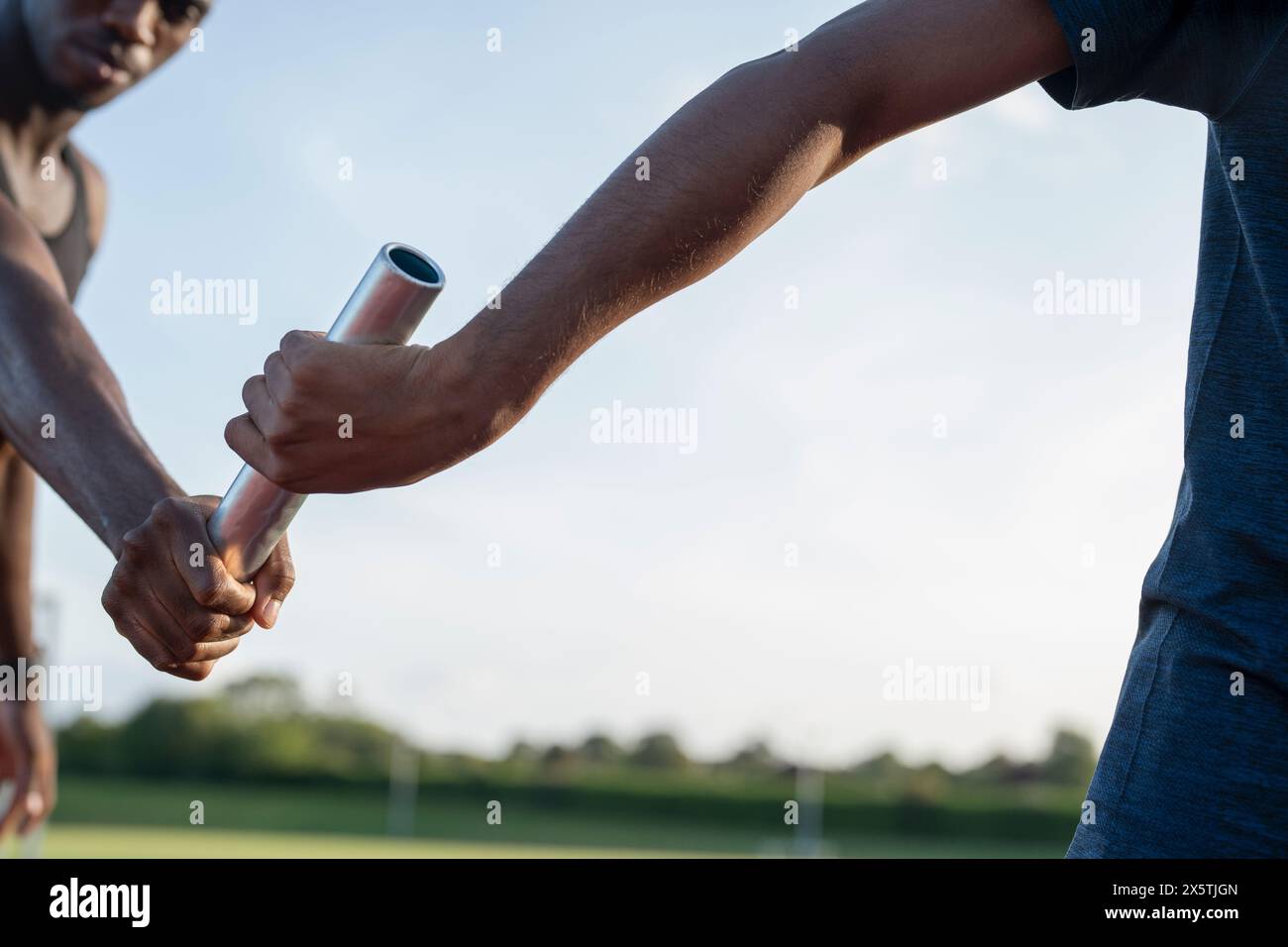 Two muscular men during hi-res stock photography and images - Alamy