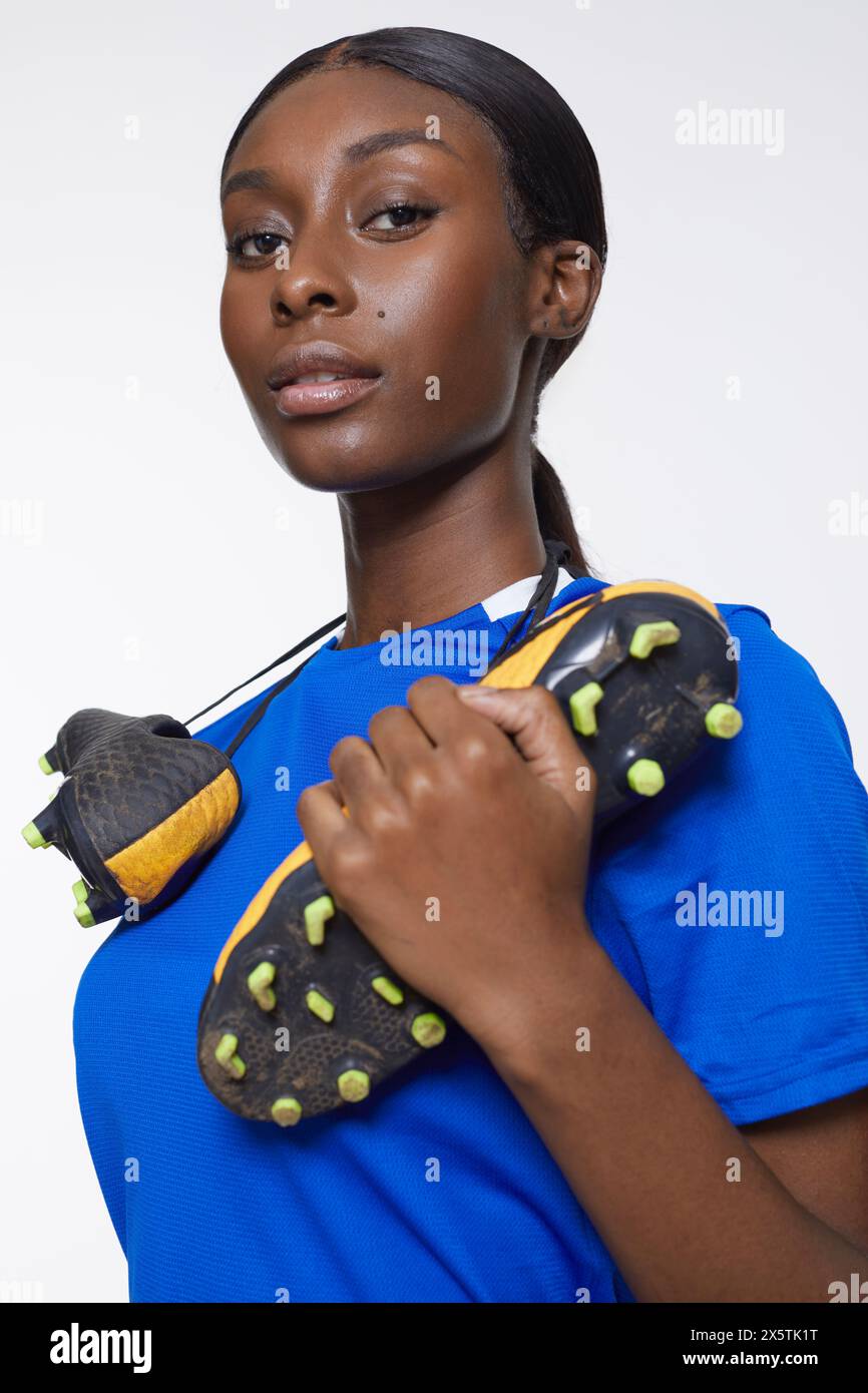 African woman soccer player hi-res stock photography and images - Alamy