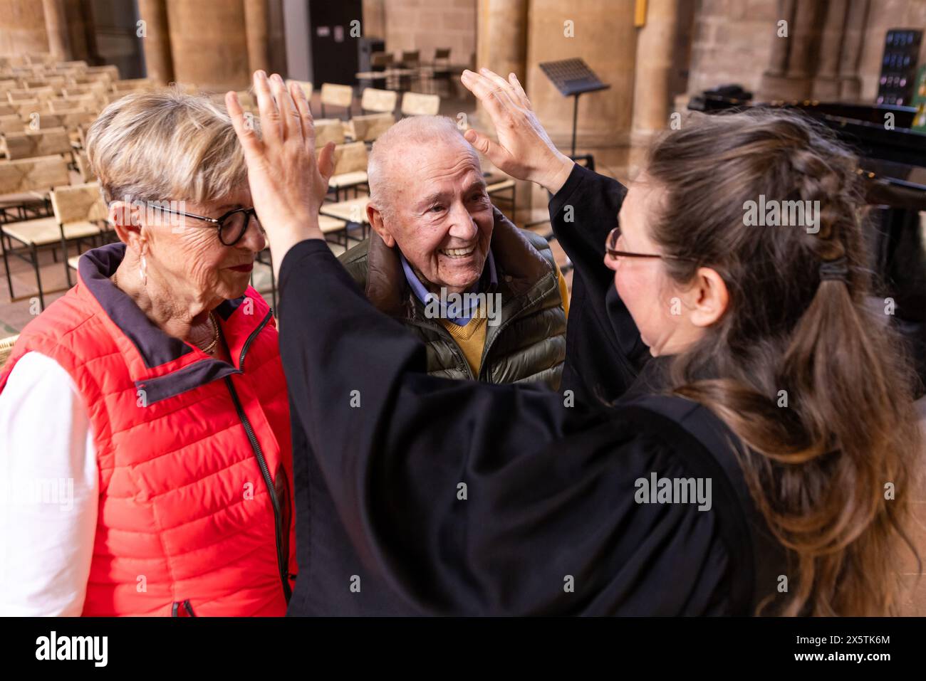11 May 2024, Hesse, Marburg: The Wiesbaden couple, Edel (78) and Karl ...