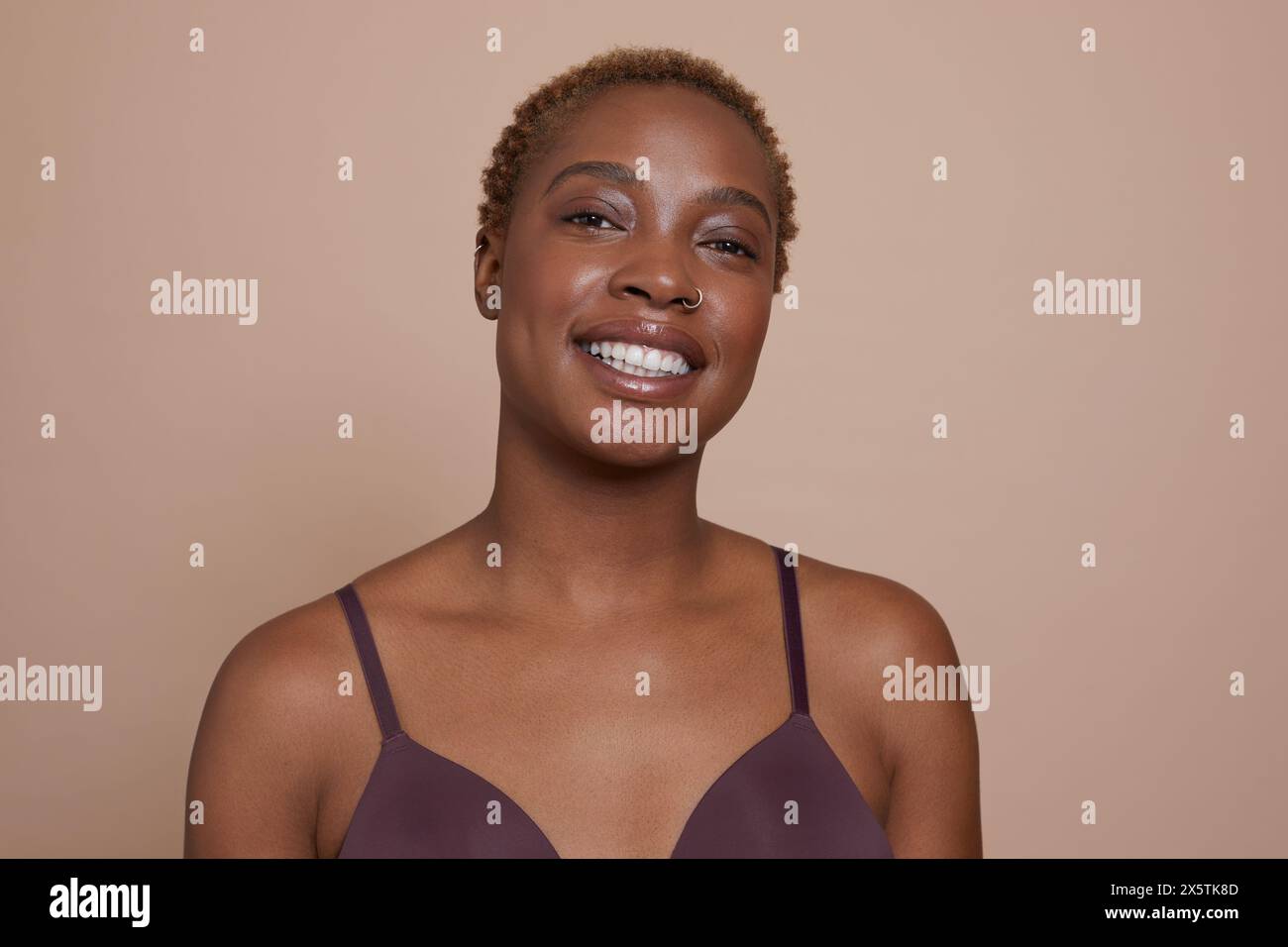 African woman wearing bra hi-res stock photography and images - Alamy