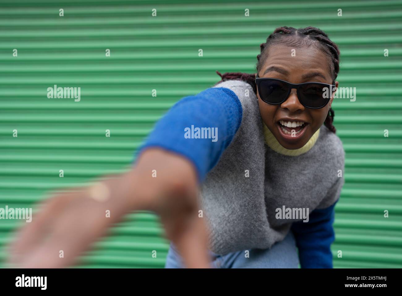 Grabbing waist hi-res stock photography and images - Alamy
