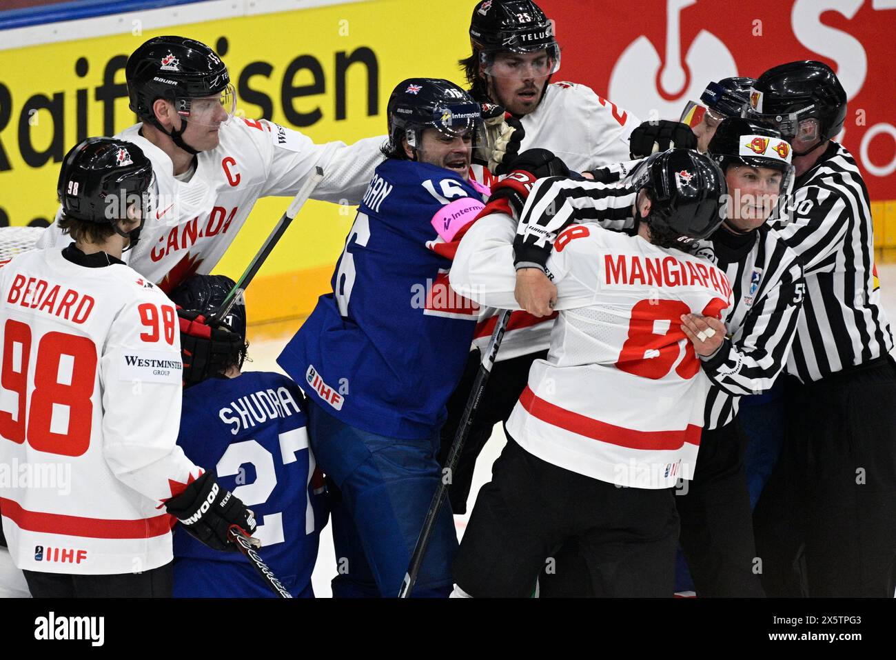 Prague, Czech Republic. 11th May, 2024. Great Britain vs Canada group A ...