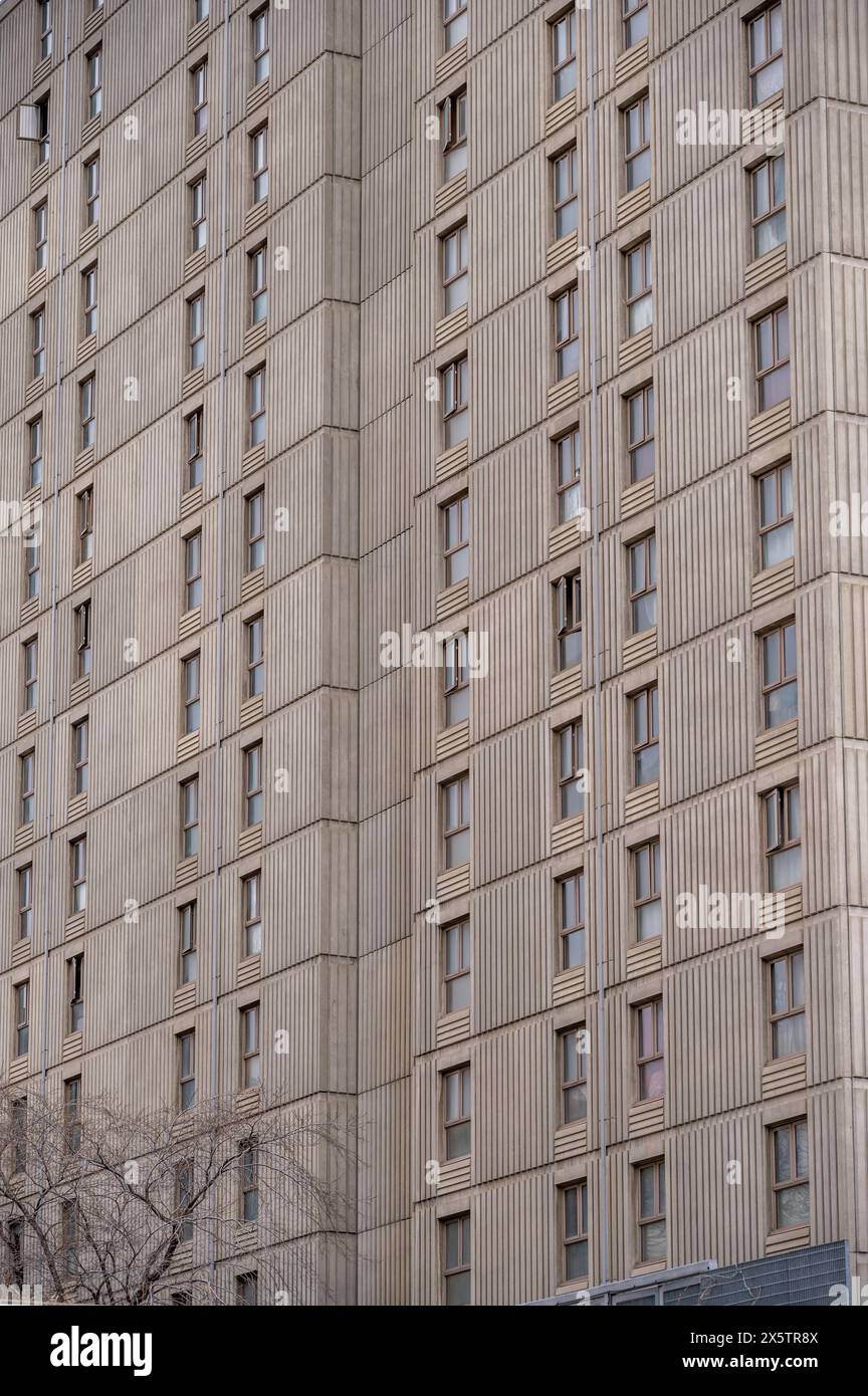 Calgary, Alberta - May 4, 2024: The Langin Place and Baker House ...