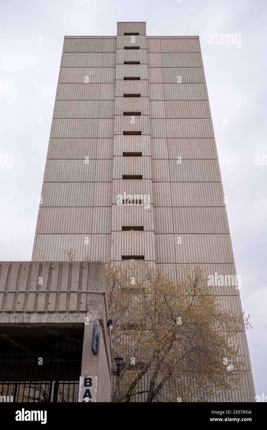 Calgary, Alberta - May 4, 2024: The Langin Place and Baker House ...
