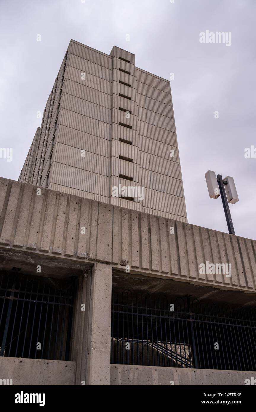 Calgary, Alberta - May 4, 2024: The Langin Place and Baker House ...