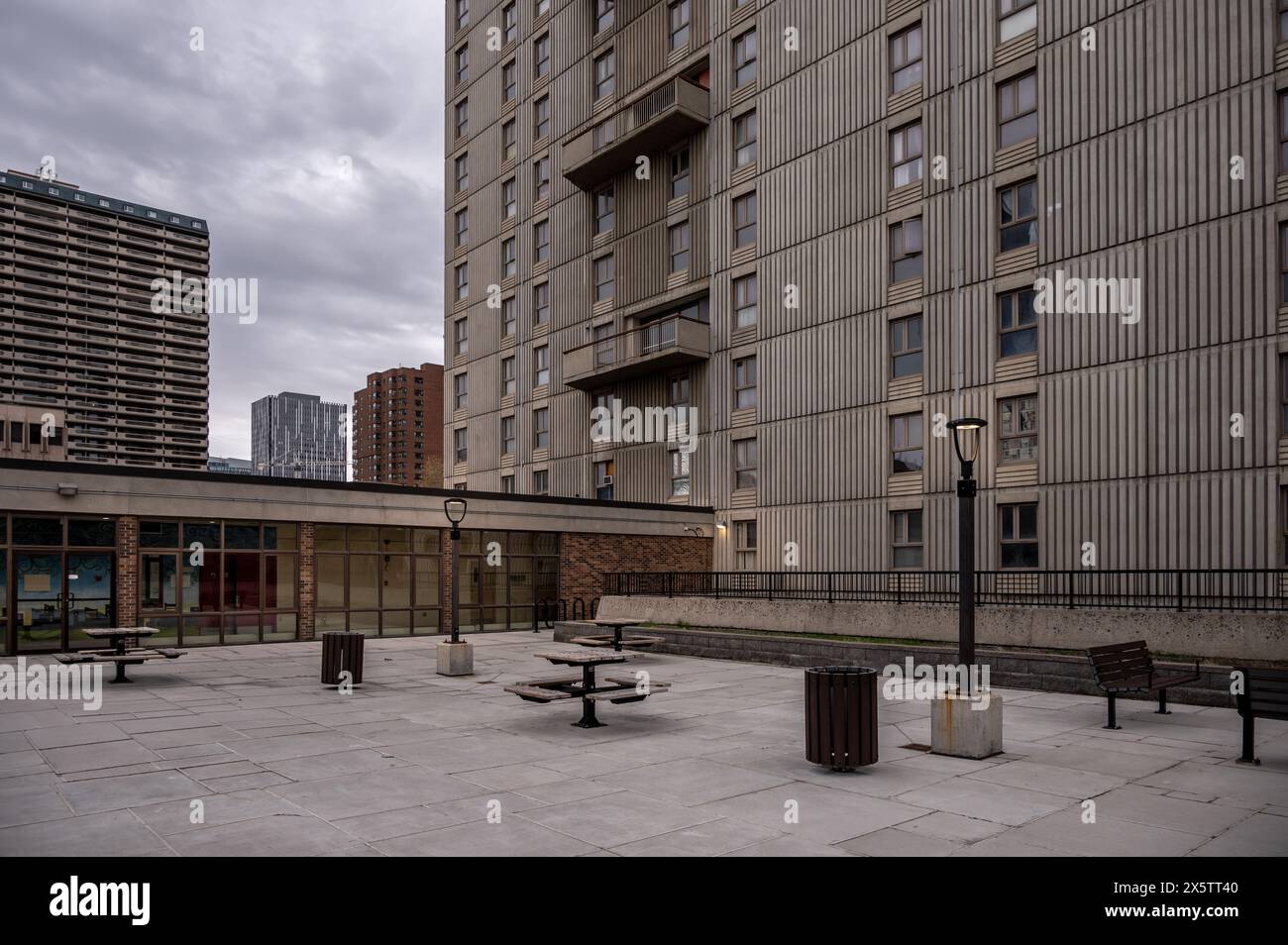Calgary, Alberta - May 4, 2024: The Langin Place and Baker House ...