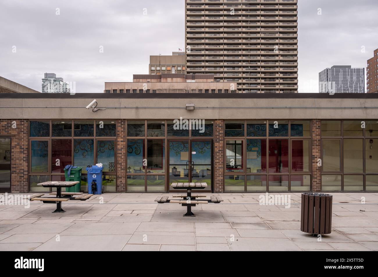 Calgary, Alberta - May 4, 2024: The Langin Place and Baker House ...