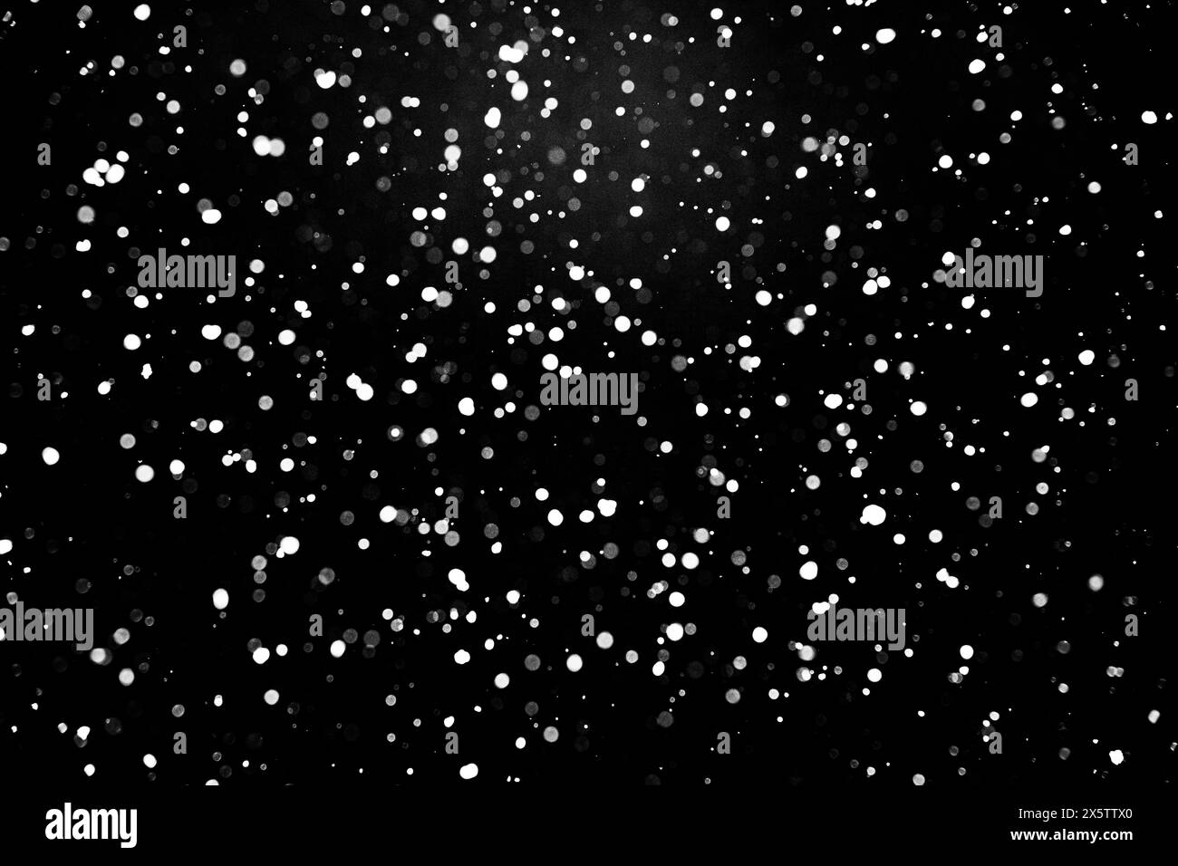 Particles of natural snow. black background. High quality photo Stock ...