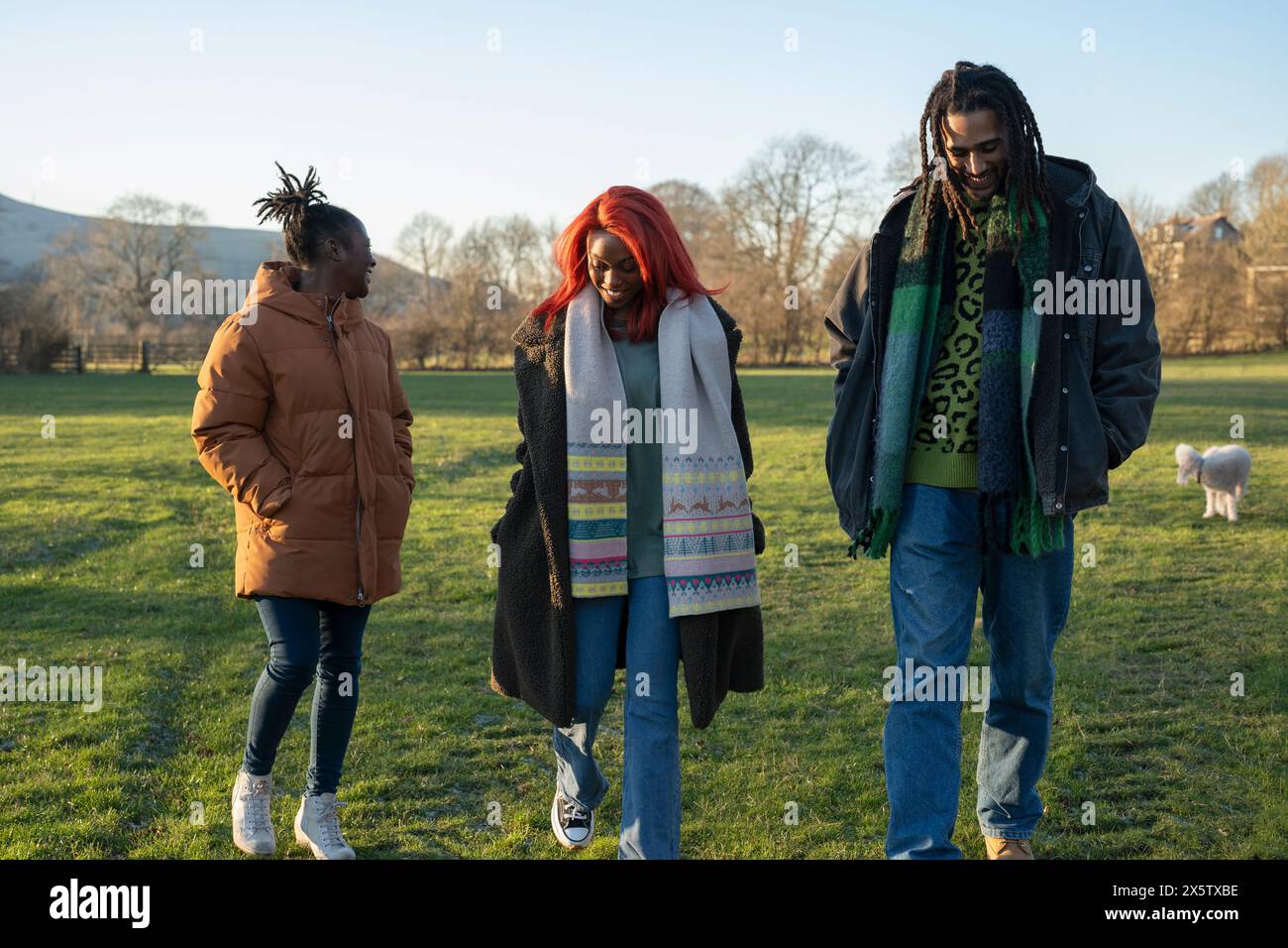 Group walk in countryside hi-res stock photography and images - Alamy