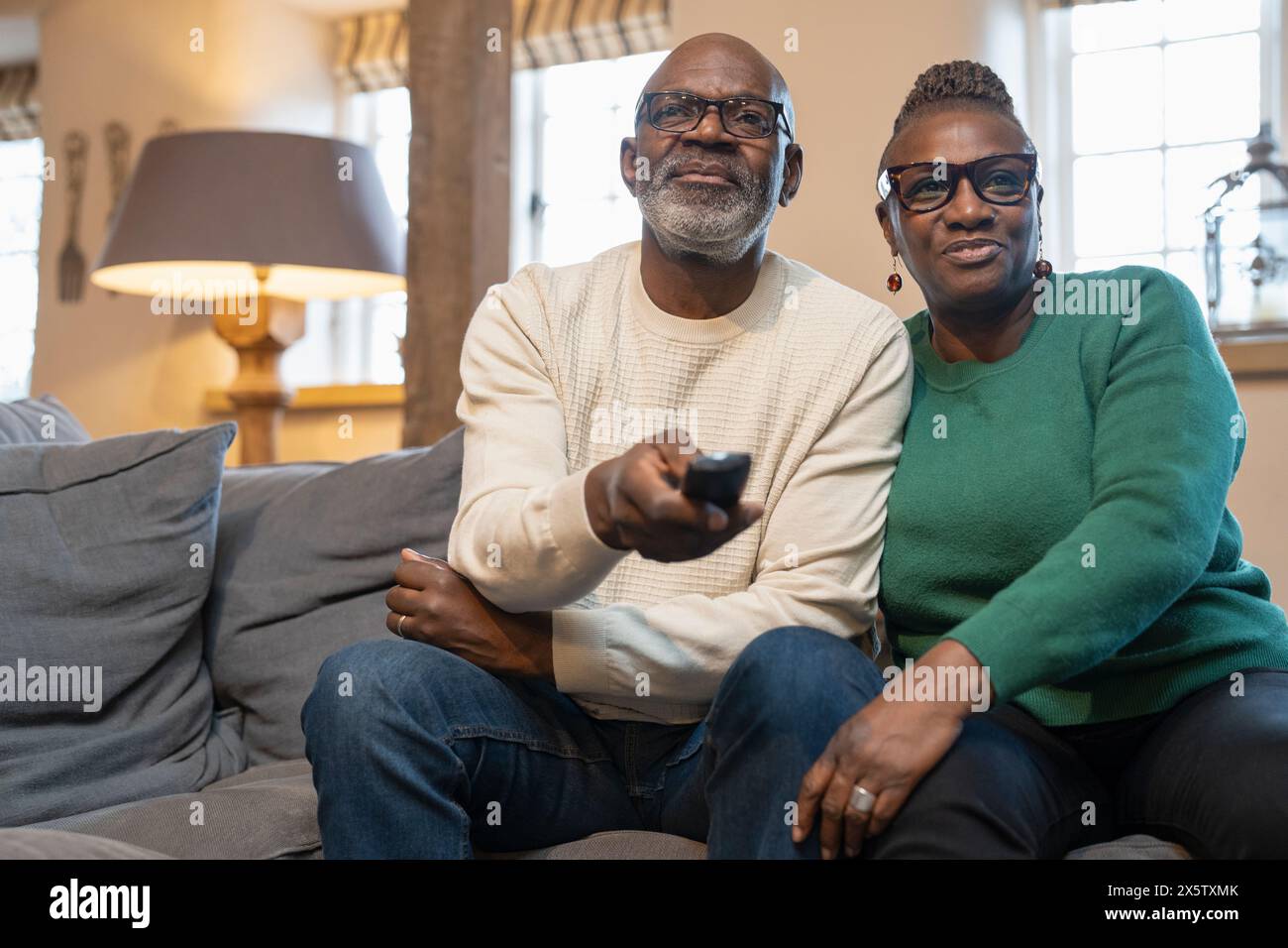 Bald african american senior hi-res stock photography and images - Alamy