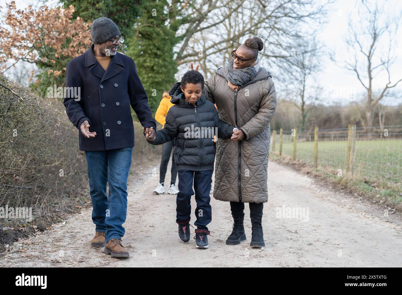 Grandmother grandfather together walking hi-res stock photography and ...