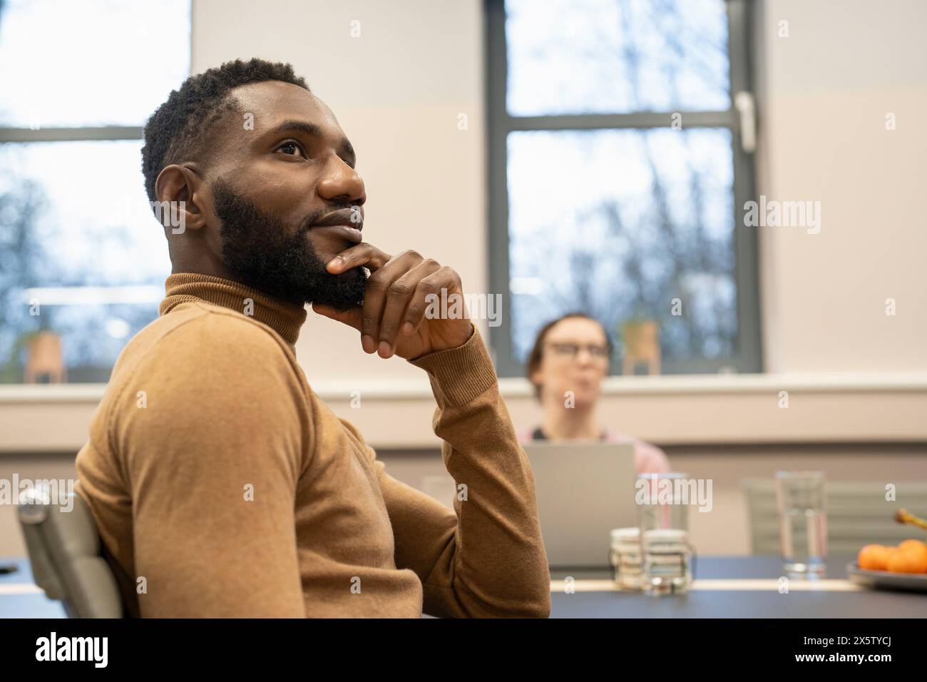Business people having meeting in conference room Stock Photo - Alamy
