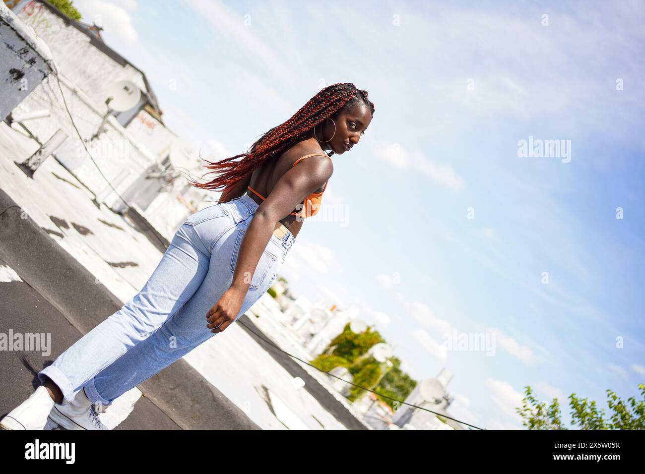 Stylish rooftop hi-res stock photography and images - Alamy