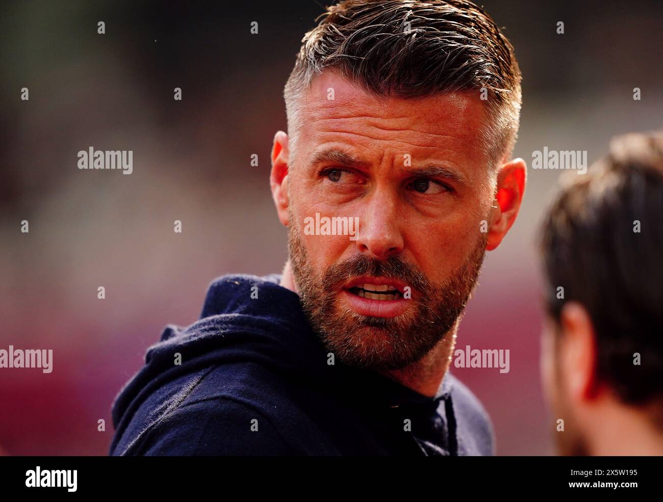 Luton Town manager Rob Edwards during the Premier League match at the ...