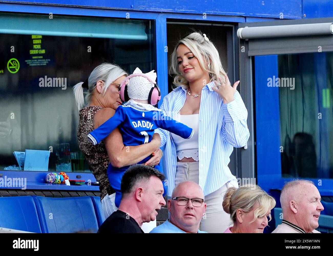 Megan Pickford, the wife of Everton goalkeeper Jordan Pickford, and ...
