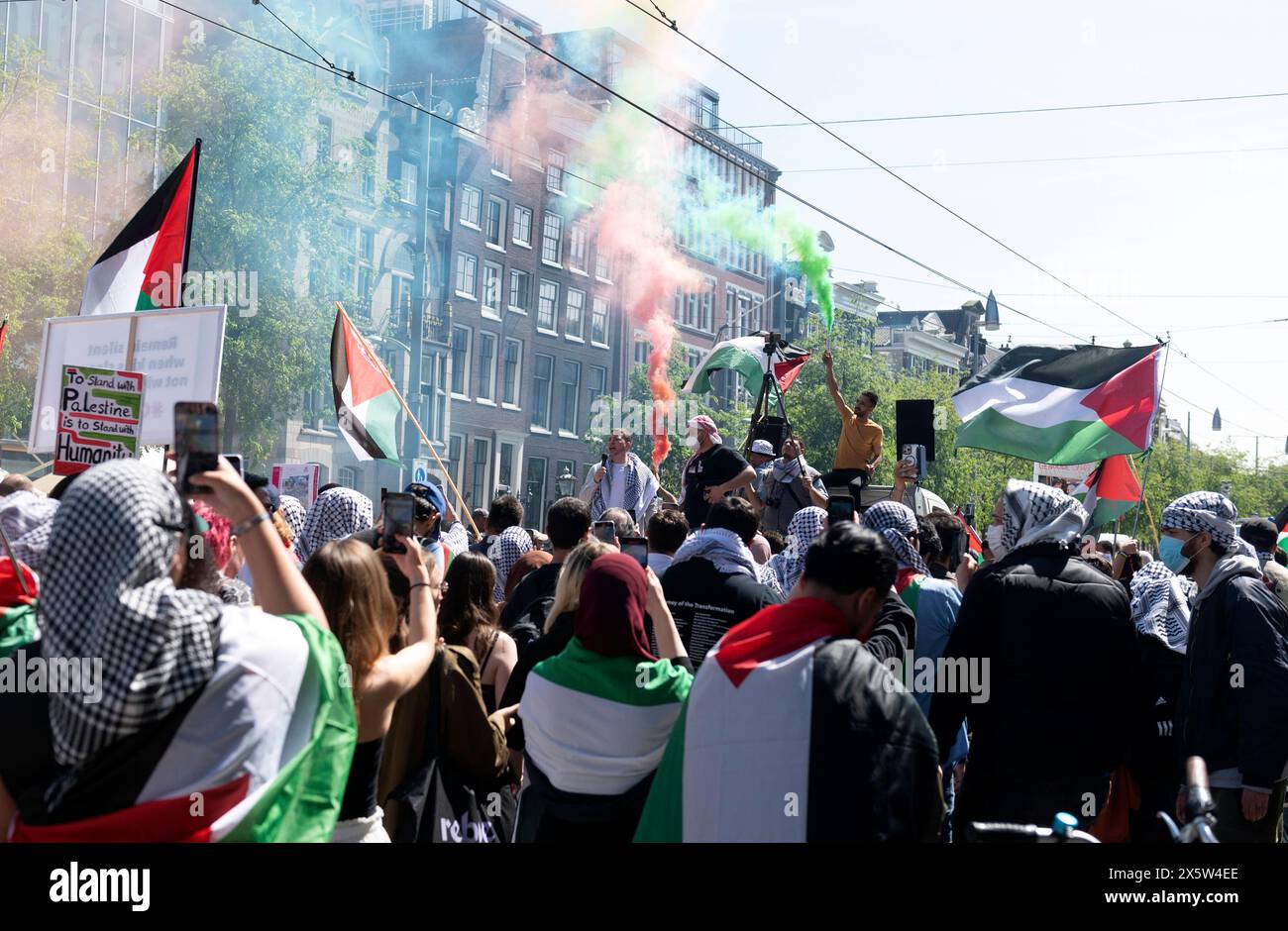 Amsterdam The Netherlands 11th May 2024 On the streets of Amsterdam ...