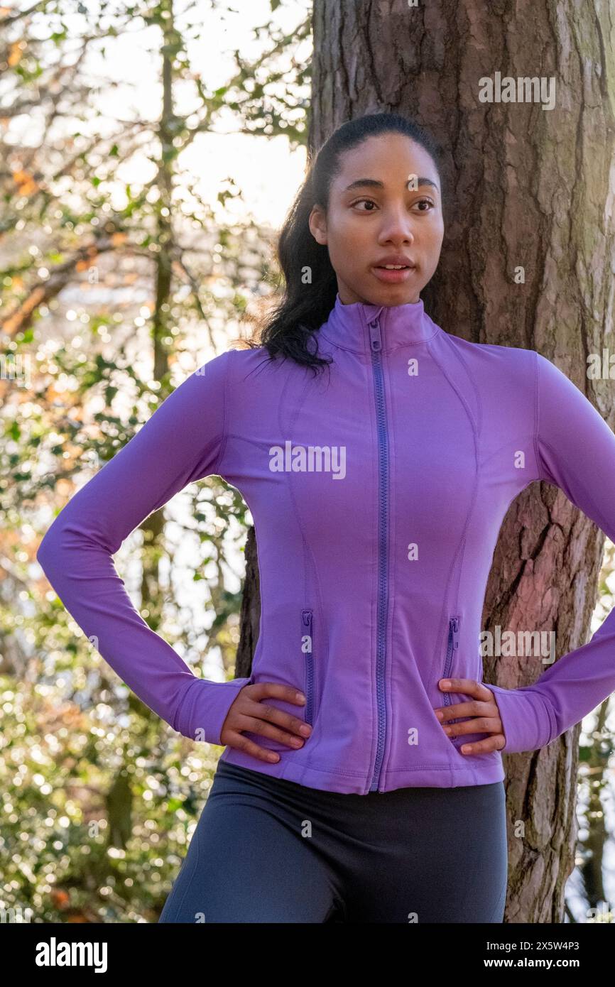 Sports in the forest hi-res stock photography and images - Alamy