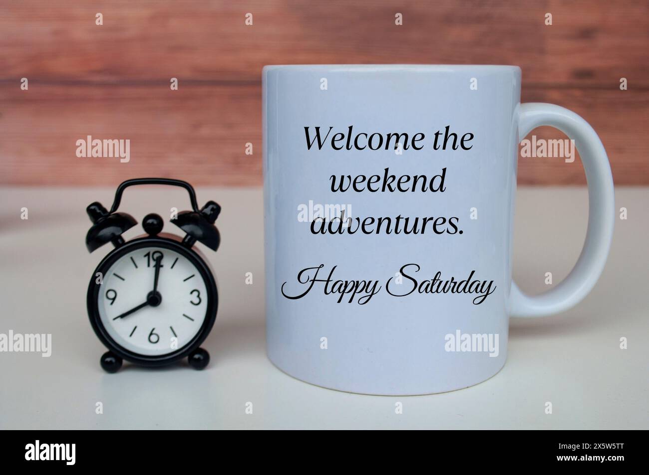 Welcome the weekend adventures. Happy Saturday. Morning greetings ...