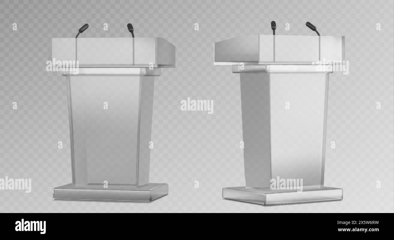 Speaker front view concept 3d Stock Vector Images - Alamy