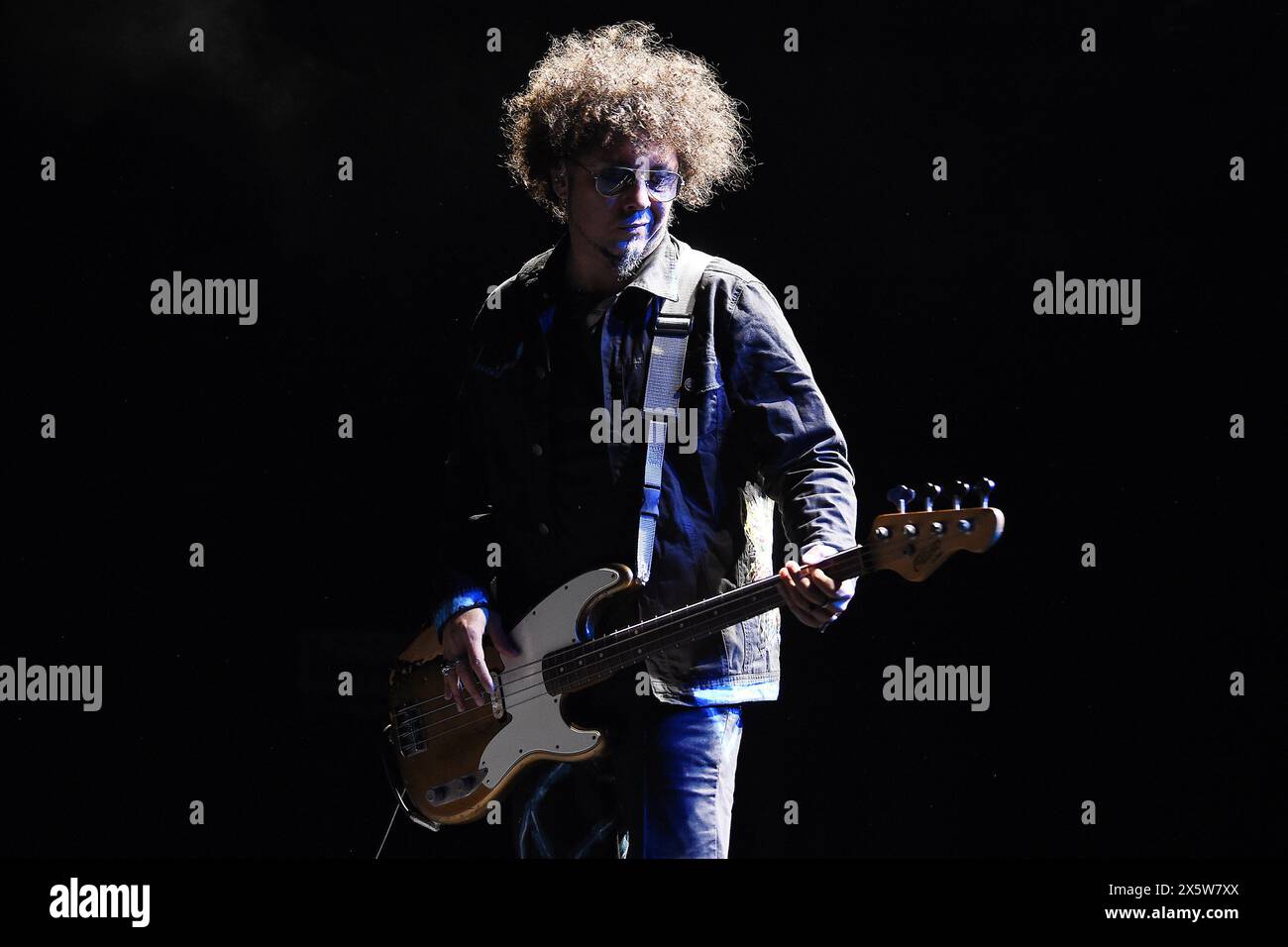 Rio de Janeiro, May 10, 2024. Bassist Marcelo Magal of the rock band ...