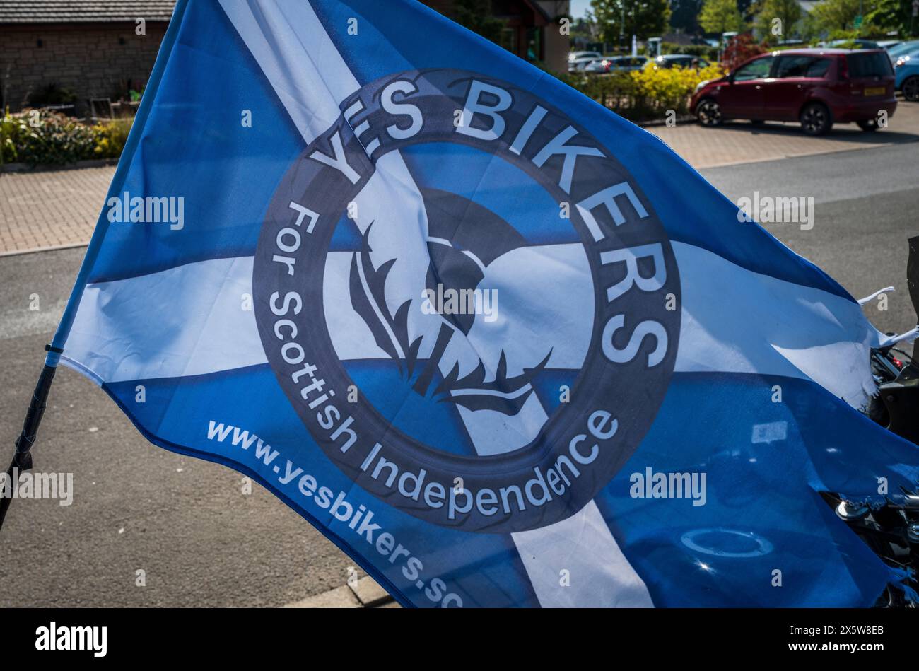 Edinburgh, Scotland - 11th May 2024 YES Bikers rideout from Edinburgh ...