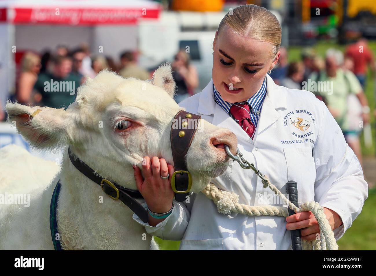 11 May 2024, Ayr, UK. Thousands of spectators and visitors attended the ...