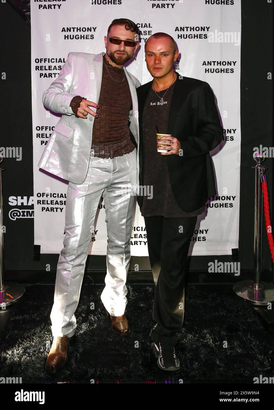 Dan Crossley and Anthony Hughes attend the Anthony Hughes Official ...