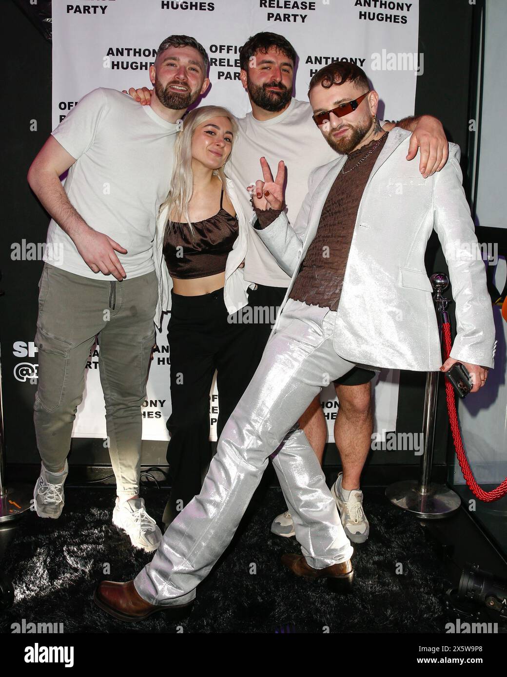Lochlainn McKenna and Anthony Hughes attend the Anthony Hughes Official ...