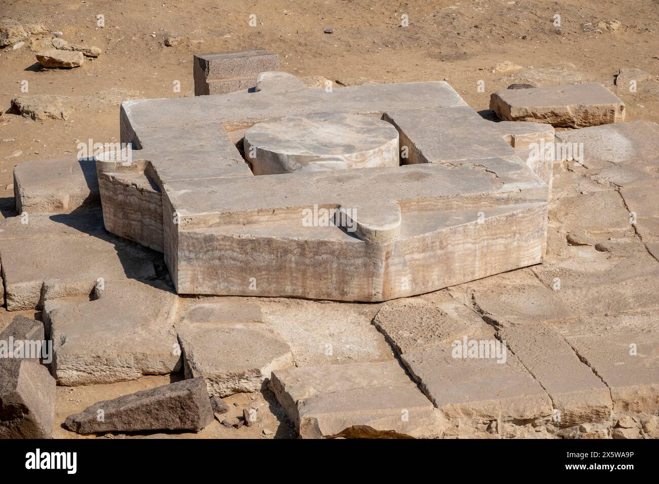 The Sun Temple of Niuserre at Abu Ghurob, near Abu Sir, Cairo, Egypt ...
