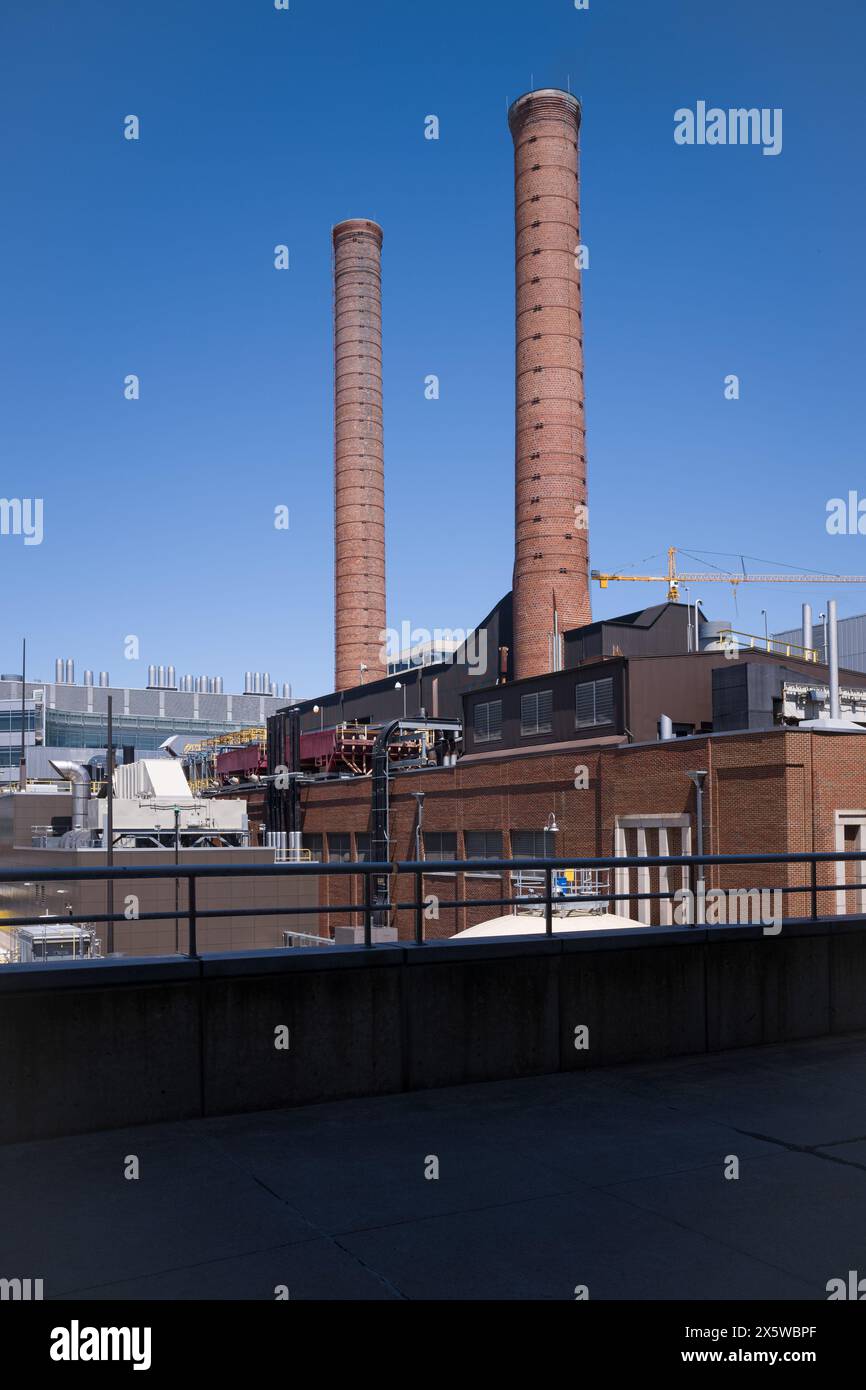 The University of Michigan Central Power Plant in Ann Arbor Michigan ...