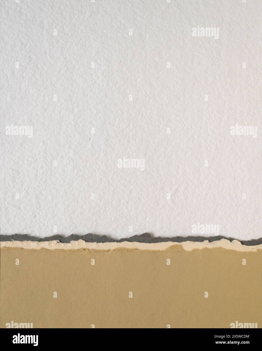 abstract paper landscape in vertical format - collection of handmade ...