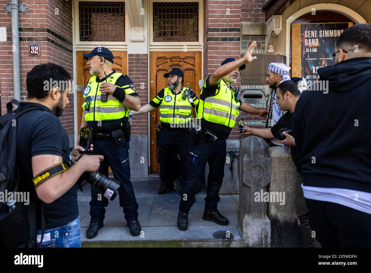 AMSTERDAM - Participants of a demonstration 'Stop genocide in Gaza' in ...