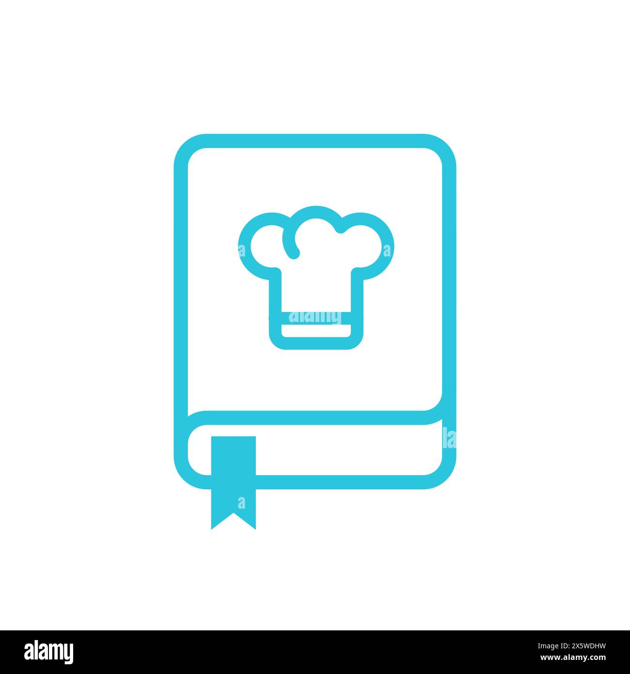 Secrets, recipe cooking notebook. Isolated on white background. From ...